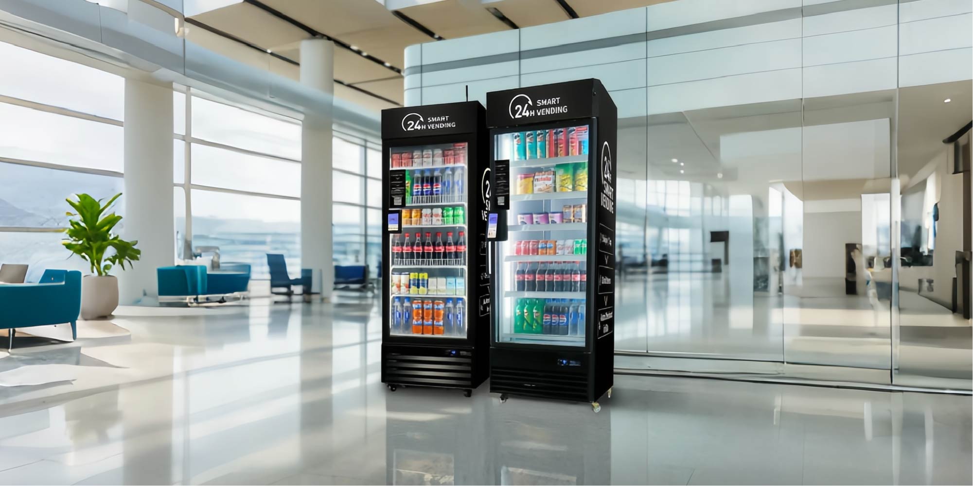 Smart Cooler Vending Machines Haha Ai Combo Smart Vending Machine
